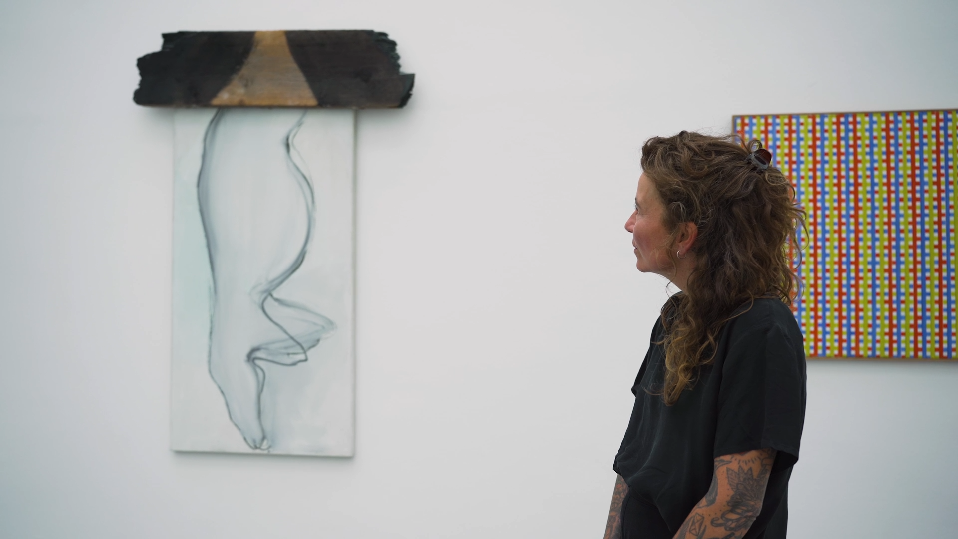 HEDWIG EBERLE ON BLINKY PALERMO "DEAD PIG", 1965 - Pinakothek der Moderne